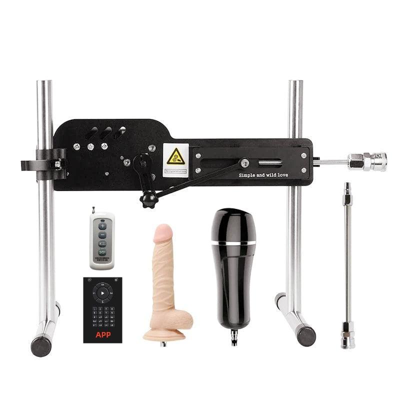 App Controlled Sex Machine With Multiple Attachments Sex Machine And Sex Doll Adult Toys Online